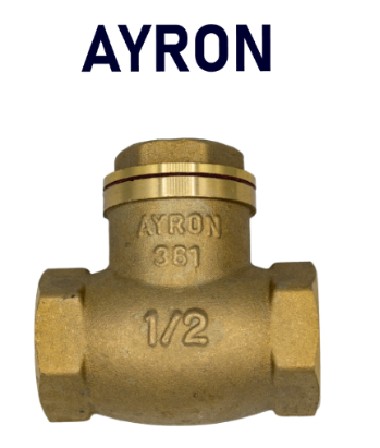 VALV. CHECK SWING HORIZONTAL 1/2″ AYRON – Corzel Ferretera